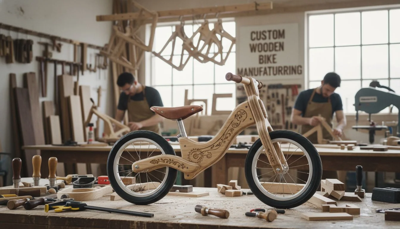 How to custom balance bike from China wood toy factory? - Woddlon Toy ...